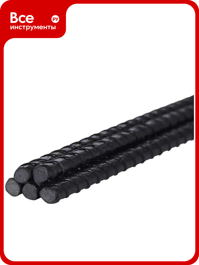 Стеклопластиковая композитная арматура АО "Фармперспектива" 10 мм, 100 см 5 шт. OF2385673