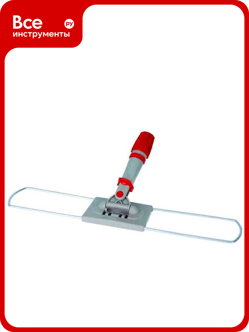 Держатель мопов рамочный Uctem-Plas Selmop 80х10 см, металл, красный WM80R 31495