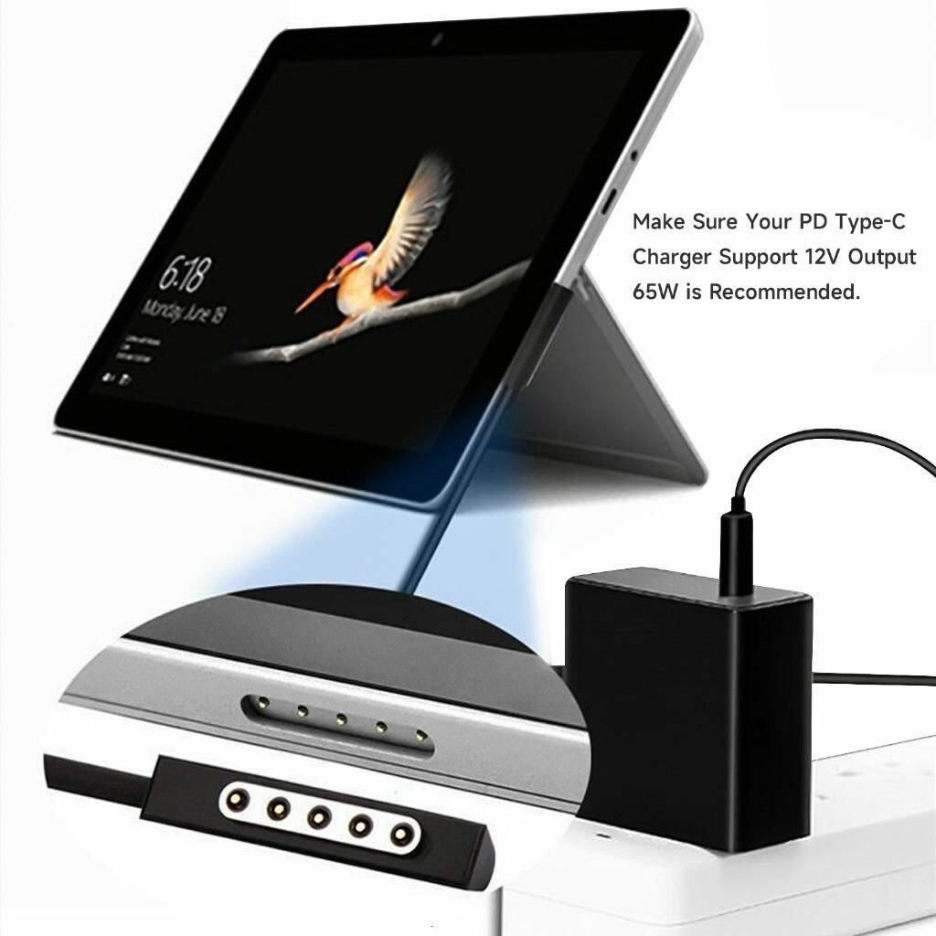 Кабель питания Surface Pro 1/2RT USB-C