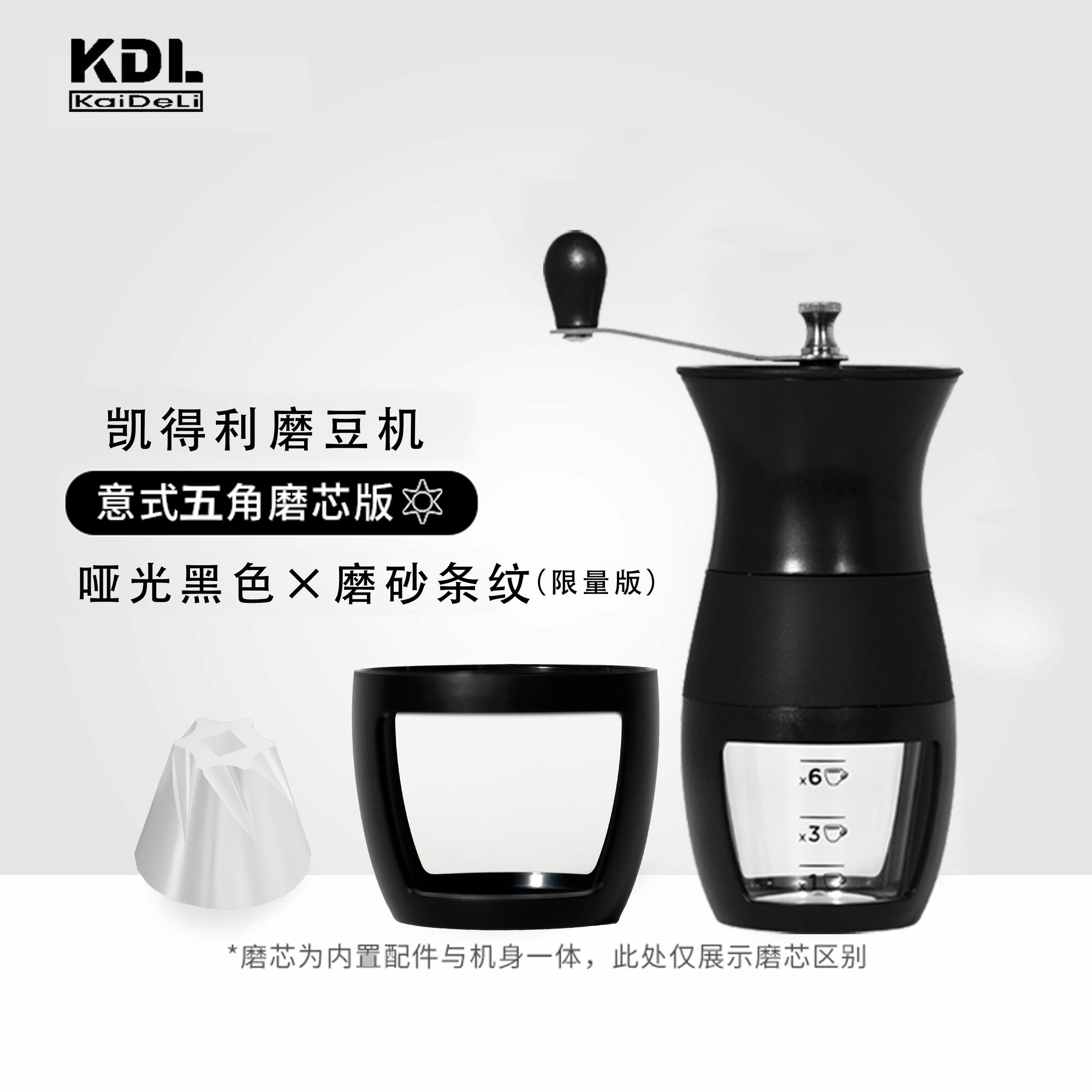 Ручная кофемолка, мельница для кофейных зерен, ручная кофемолка, компактная кофемолка для домашнего использования.