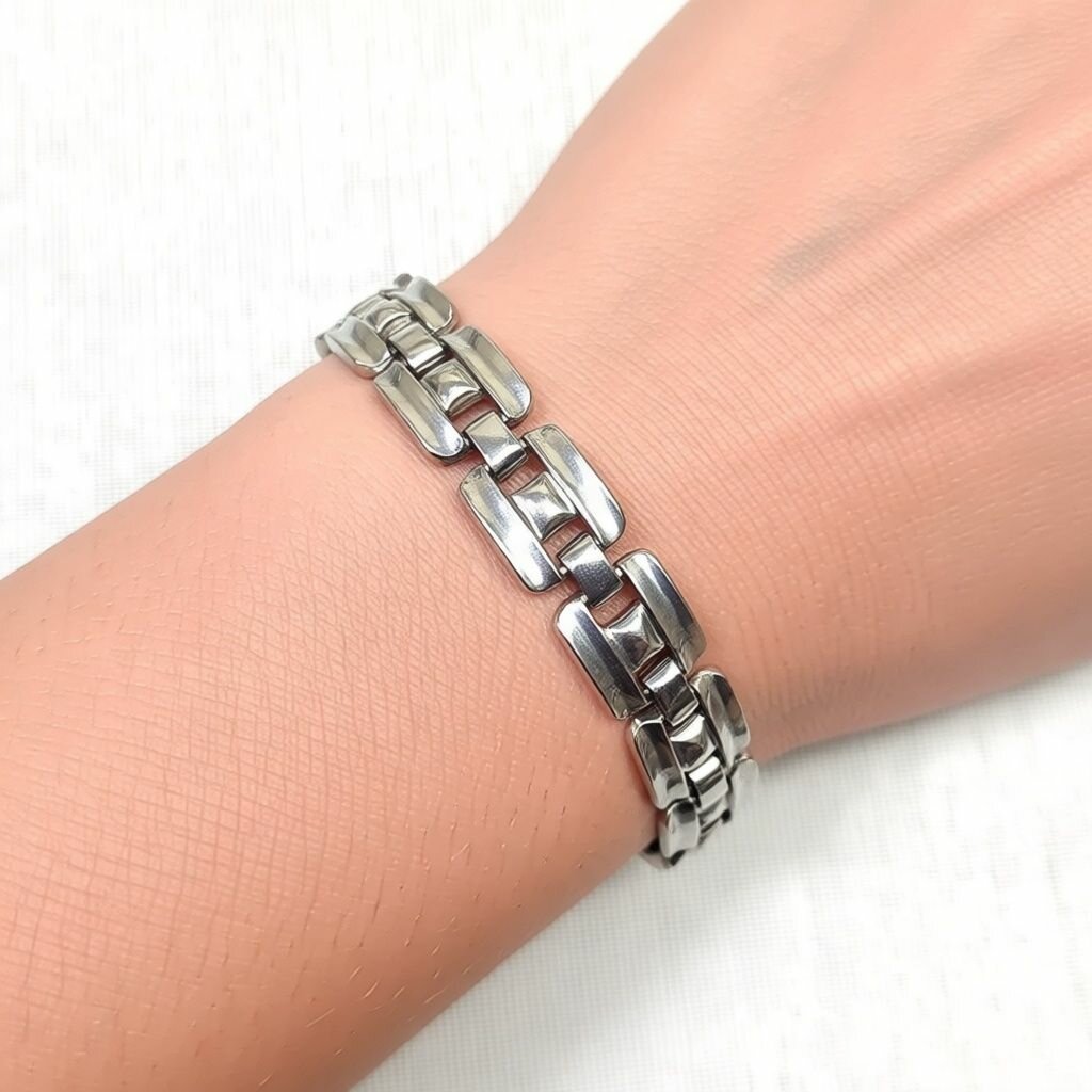 Браслет, серебро, 925 проба, родирование