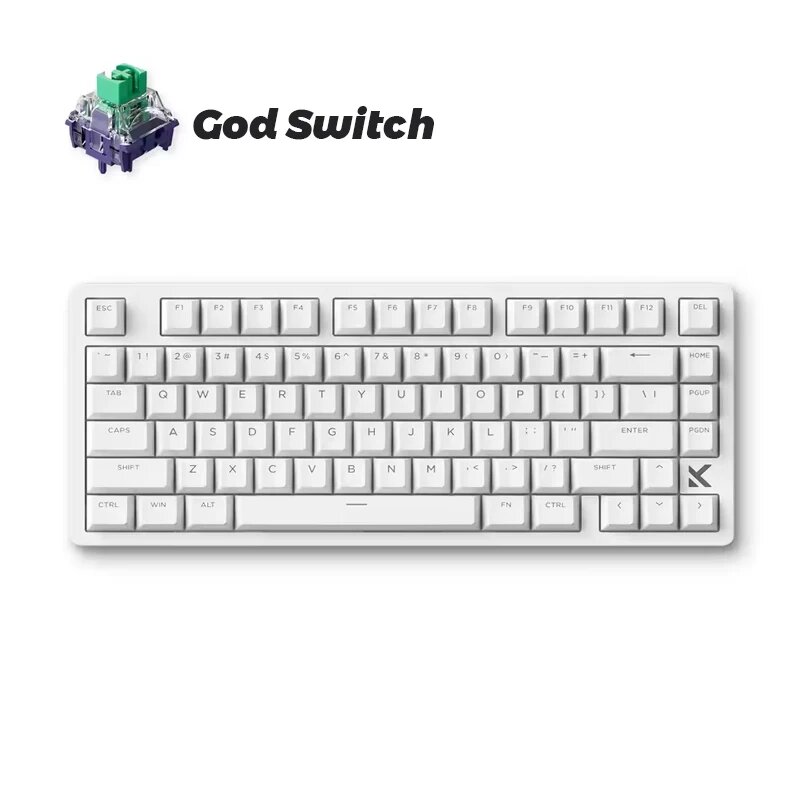 Механическая клавиатура MCHOSE Jet 75 White Kailh god