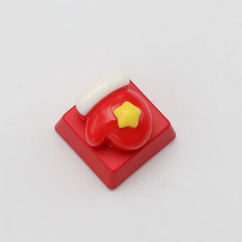 Новогодняя креативная объемная персонализированная механическая кейкап-накладка из смолы в виде креста, подарок,