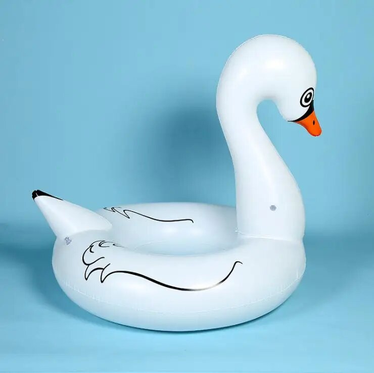 Черный белый лебедь надувной матрас HW1336 Белый, белый