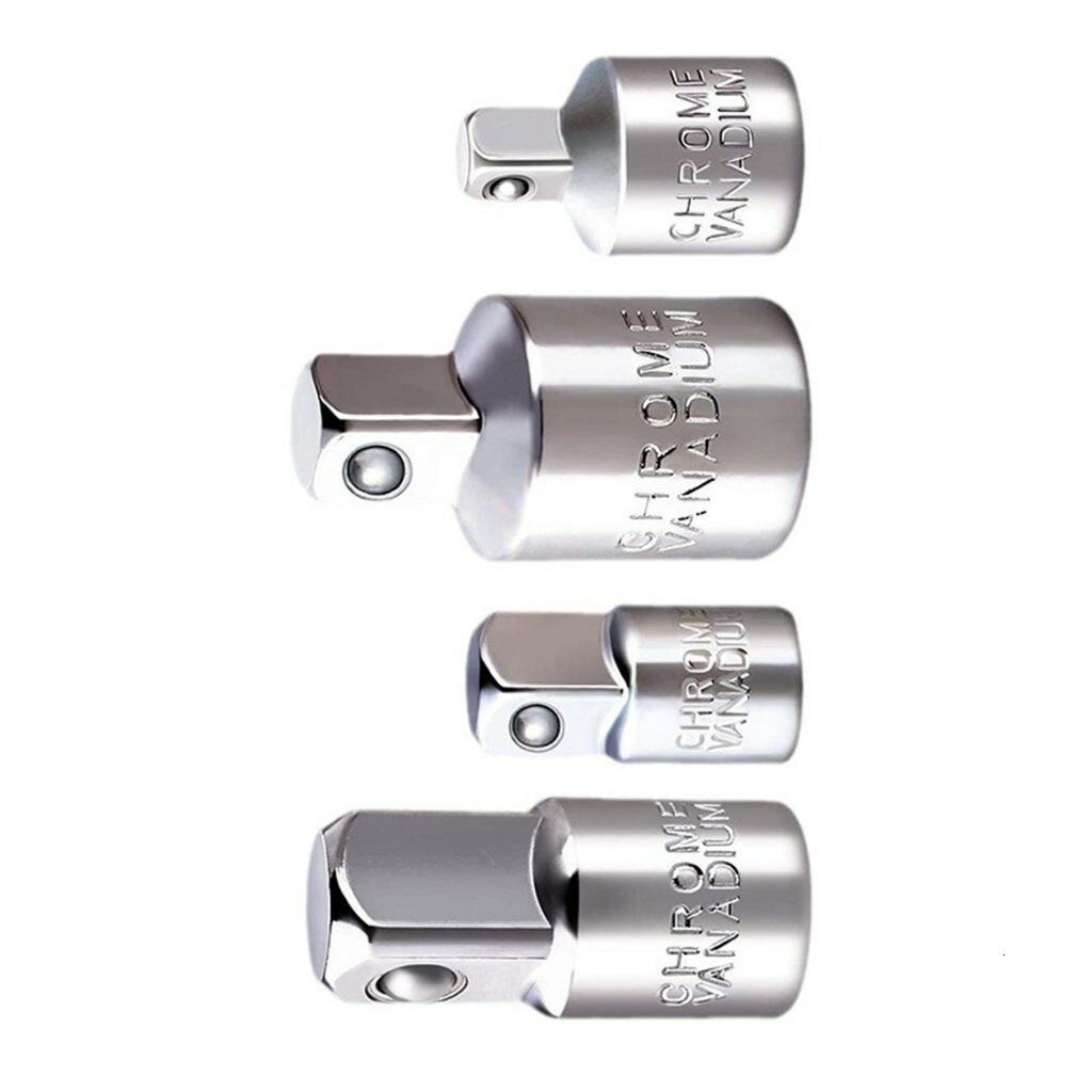 Набор переходников для ударных головок (4 шт.), Серебро