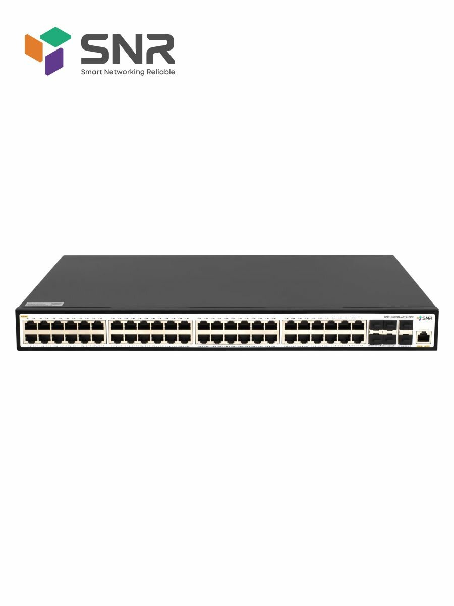 Управляемый PoE коммутатор уровня 2+ SNR-S5110G-48TX-POE