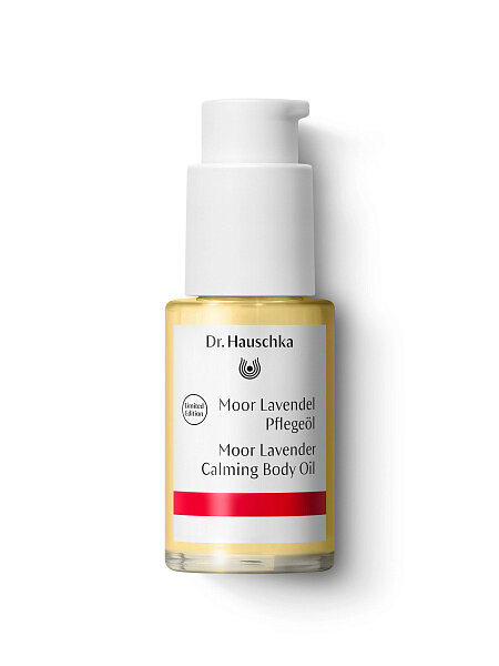 Органическое масло для тела с вытяжкой из торфа и лавандой 30 мл, Dr.Hauschka (Д-р Хаушка) согревает и успокаивает, 0+