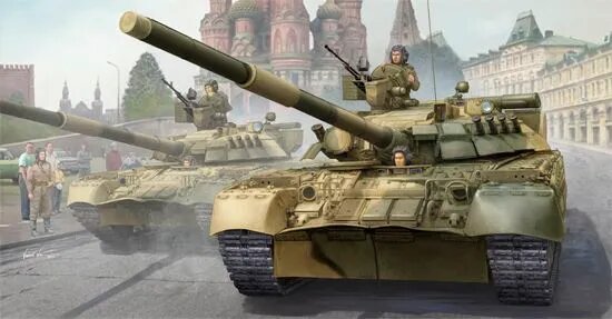 Trumpeter 09527 1:35 Российский основной боевой танк Т-80УД сборная модель танка