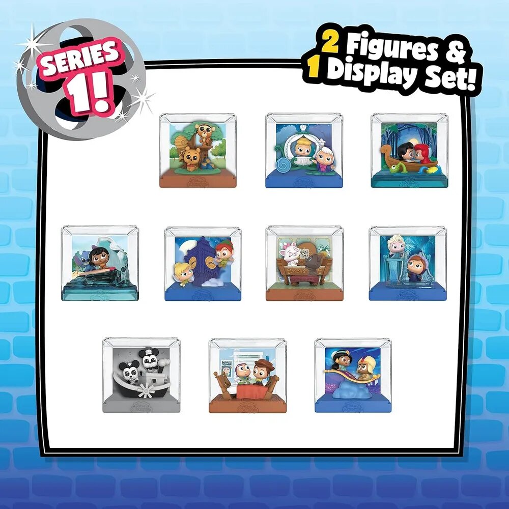 Фигурка-сюрприз Disney Movie Moments S1-01 Красивый цвет A376 из ABS пластика, 1 шт. — фото 1