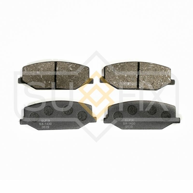 SUFIX Колодки тормозные передние для MAZDA AZ OFFROAD (JB) 98- / SUZUKI JIMNY Closed Off-Road Vehicle (SJ, JA, JB) 88-98 / SAMURAI Closed Off-Road Vehicle (SJ_) 88-04 / SJ410 81-88 / SUPER CARRY Bus (