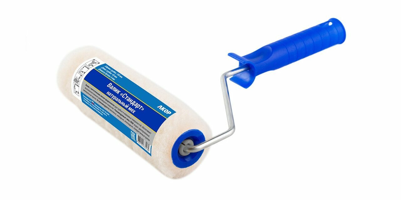 Малярный валик Стандарт Натуральный мех, 240 мм, диаметр 6 мм (202 35 624)