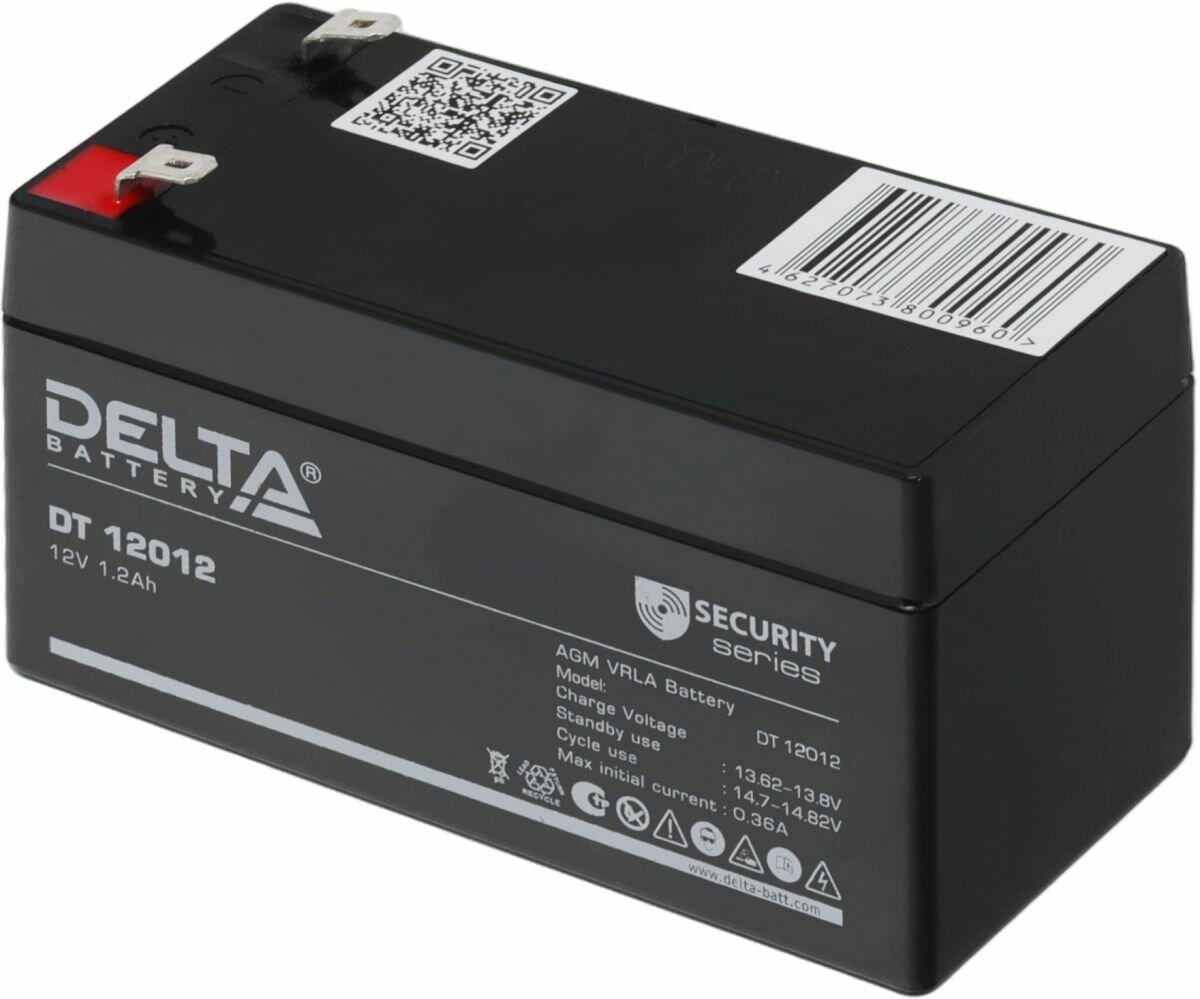 Аккумулятор ОПС 12В 1.2А. ч Delta DT 12012