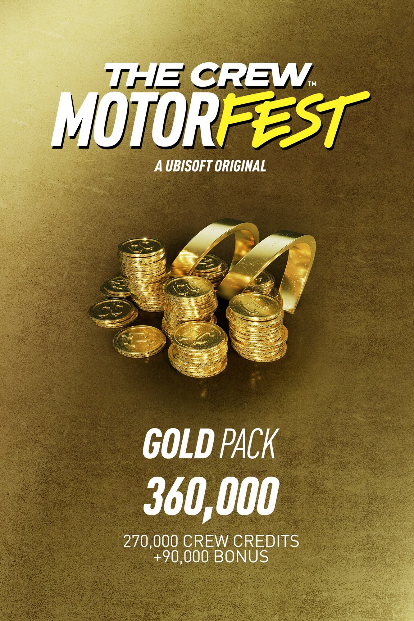 The Crew™ Motorfest Gold Pack (360,000 Crew Credits) — дополнение (DLC) для Xbox / Microsoft Store · Xbox · цифровой ключ · нужна базовая игра