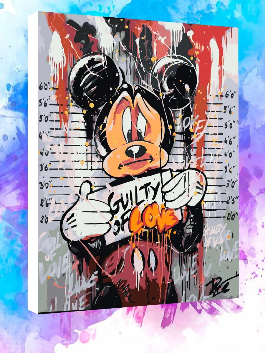 Картина по номерам Микки Маус Disney