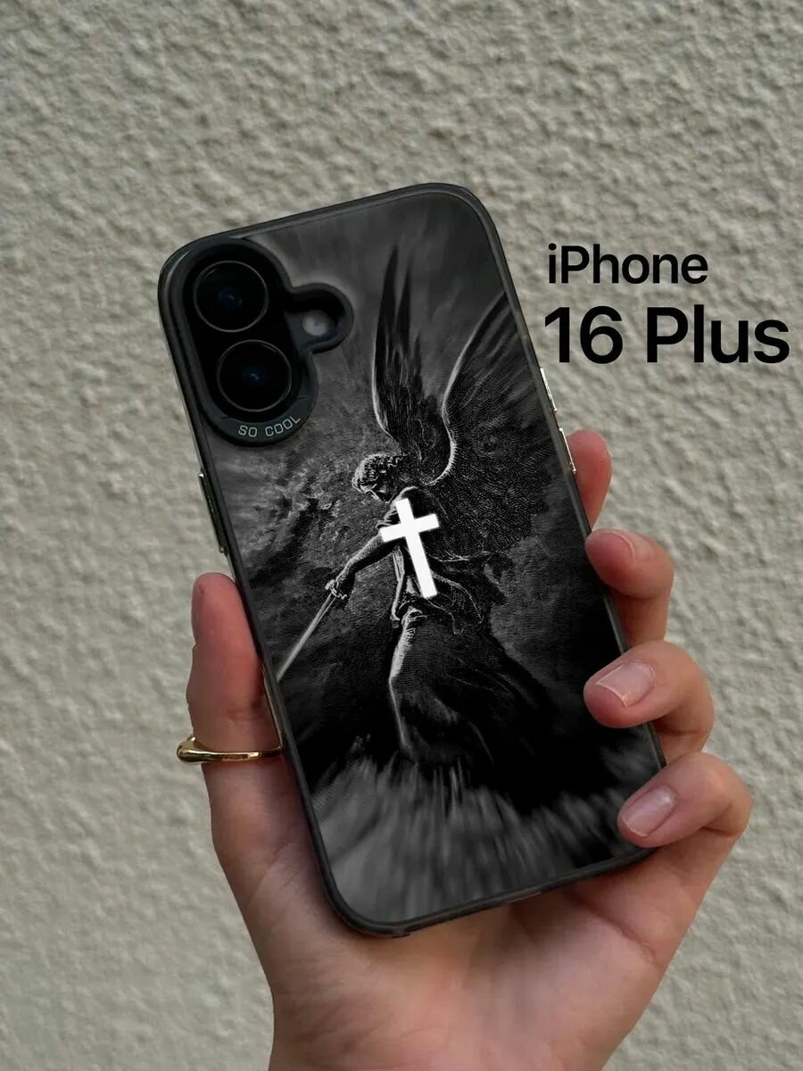 Чехол на iPhone 16 Plus крест