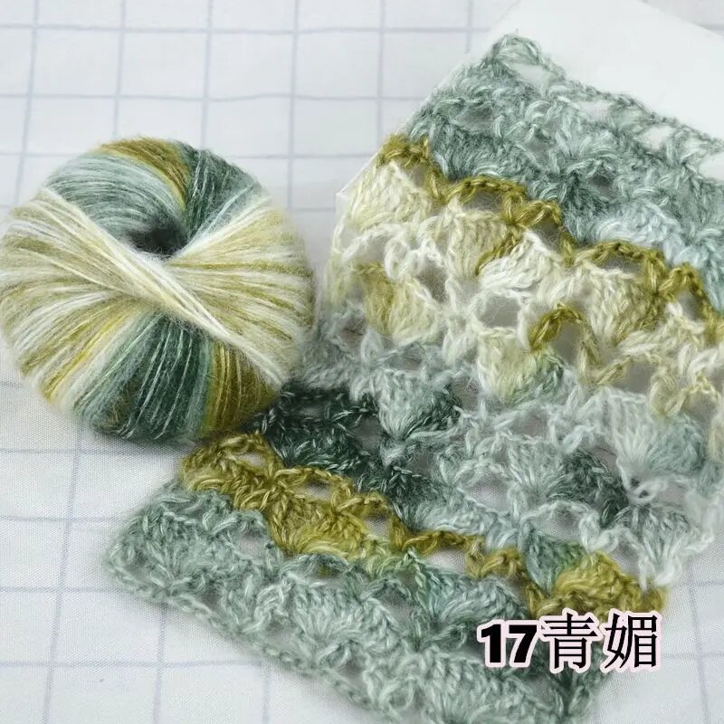 Шерстяная пряжа Ма Хай Ма Ма Ма Сяо Юнь Туань 50 г 17--50g