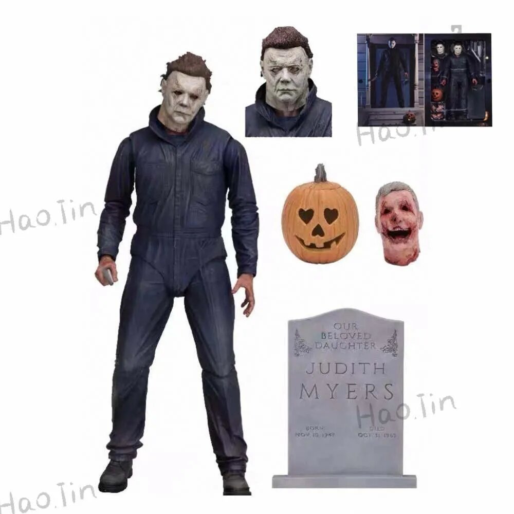 Фигурка Хэллоуин Halloween Michael Myers 2018, коллекционная, ПВХ, 18 см