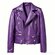 Куртка кожаная  2026Женская кожа, размер XL, purple
