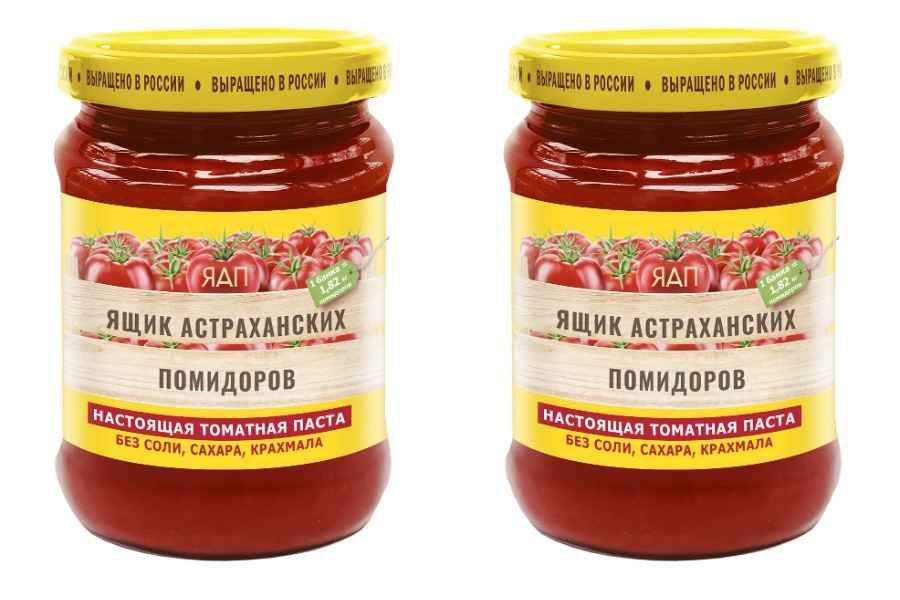 Грин Рэй Томатная паста Ящик астраханских помидоров 260 г, 2 шт