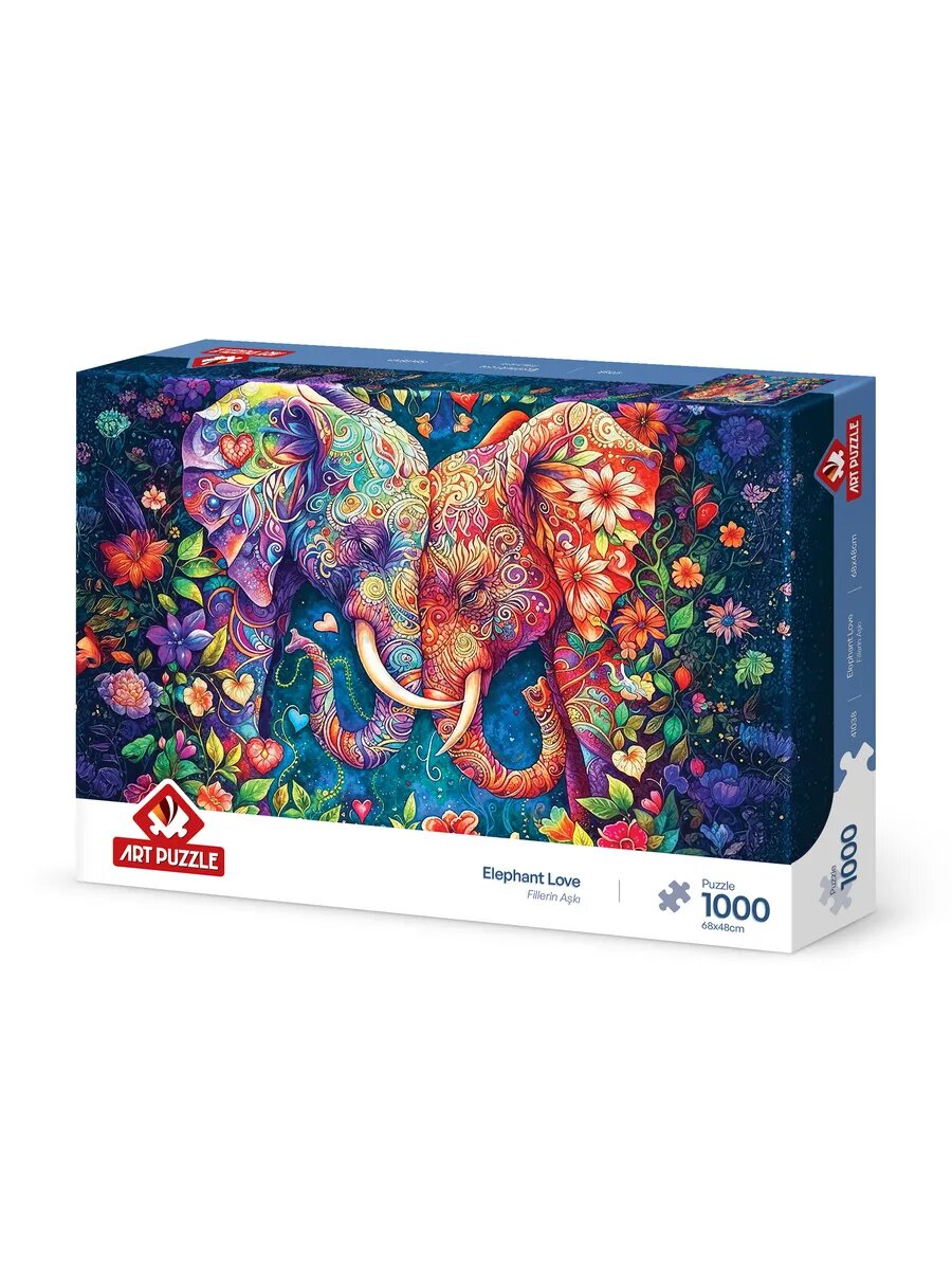 ART PUZZLE Любовь слонов 1000 дет.