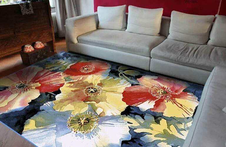 Ковер монгольский на пол 240х340 см модерн современный ворс 10 мм 400972 ковренок