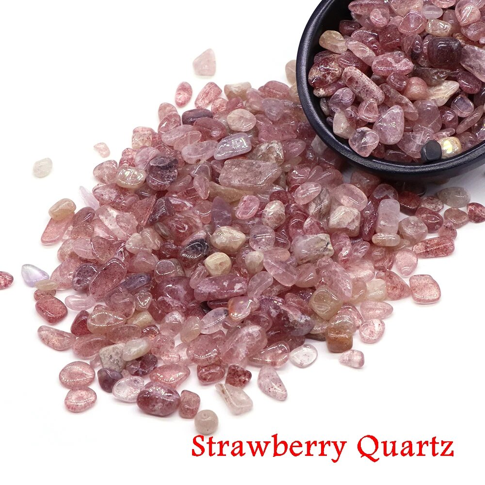 Натуральные камни лазурит Бордовый, 100g, Strawberry Quartz