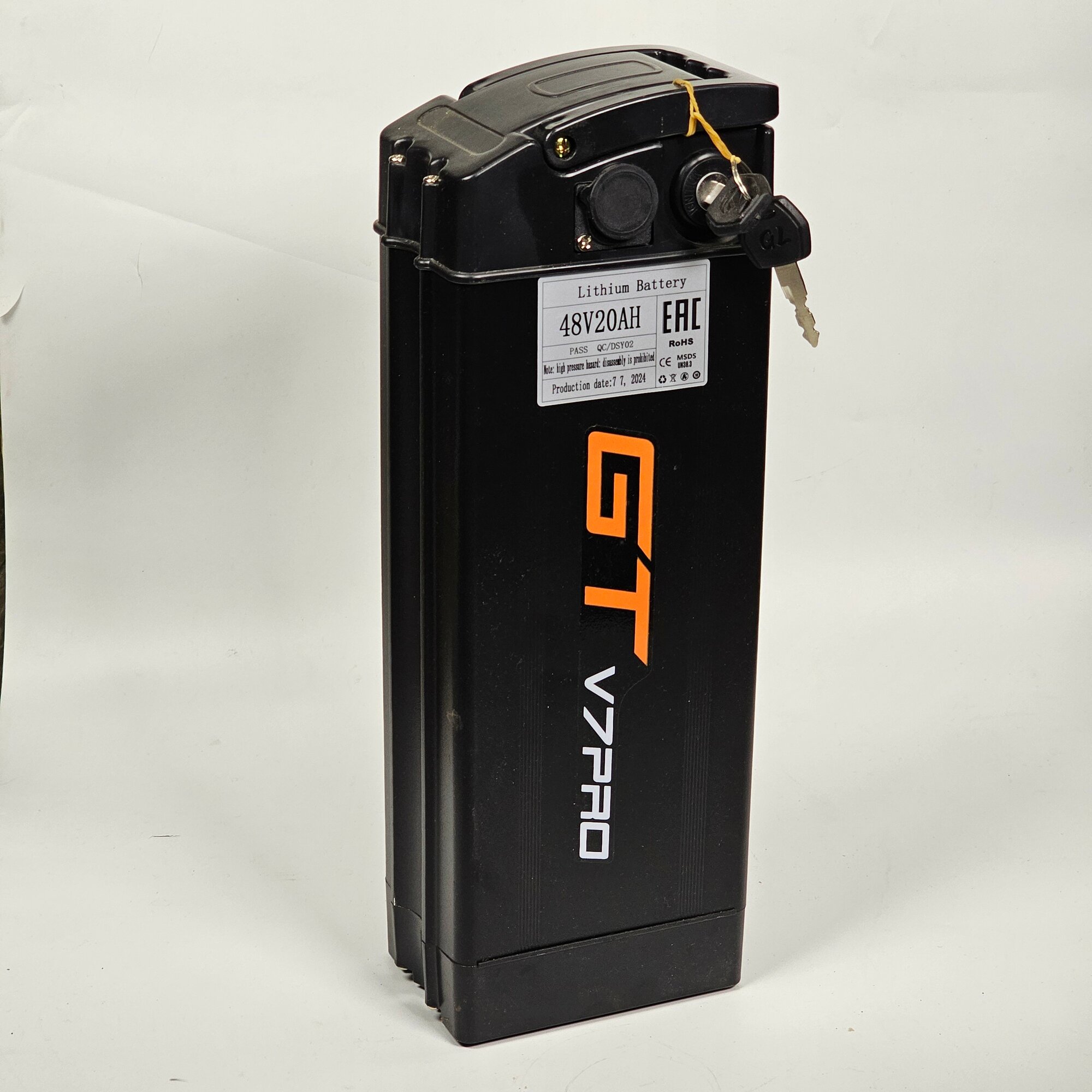 Аккумулятор для электровелосипеда GT V7 Pro 48V/20AH Li-ion черный