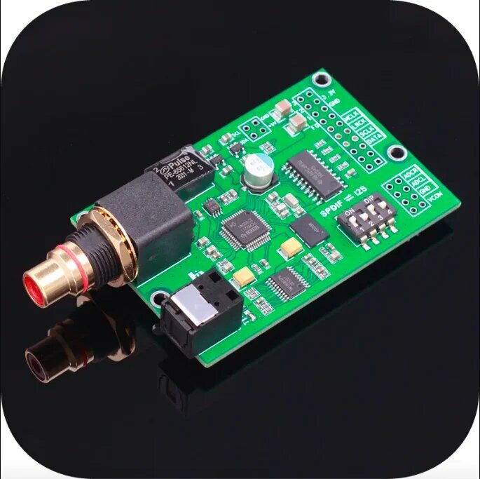 CHANGELIN I2S IIS Optical Coaxial Analog Audio Converter Board для Amanero USB Optical Receive Pro
