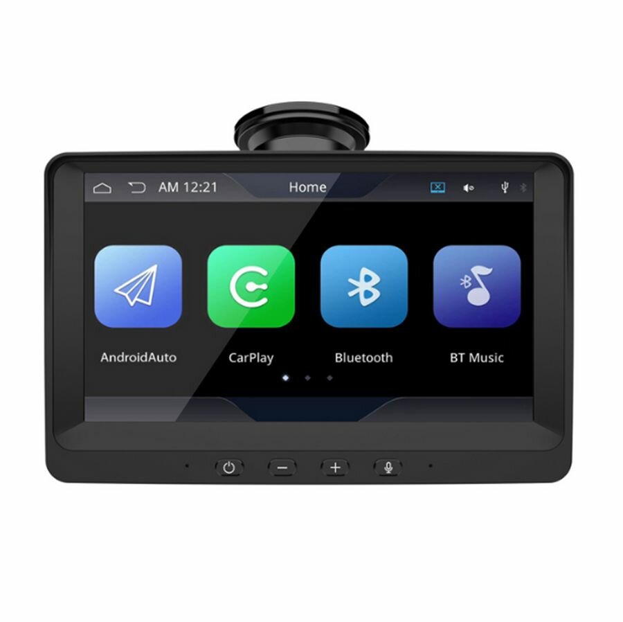 7-дюймовый портативный экранный плеер с поддержкой беспроводного carplay/android auto/autolink/airplay