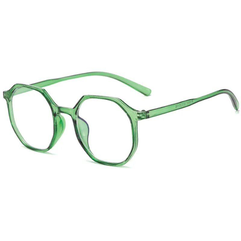 Ретро очки BINSYSU Myopia -600 green