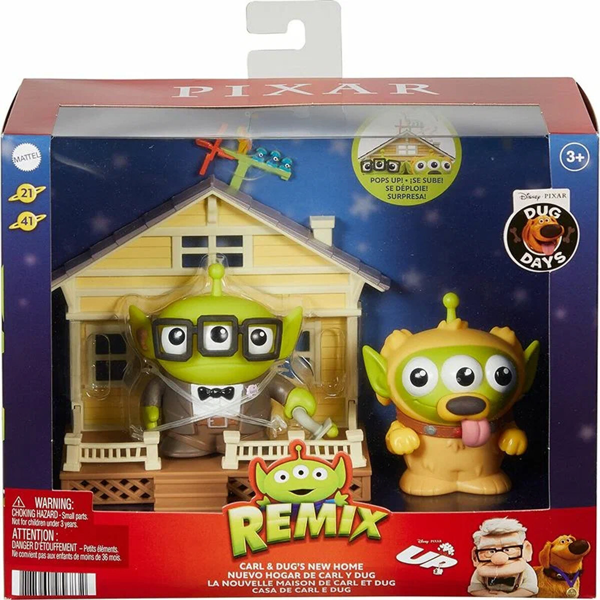 Mattel Disney Pixar Dug Days Toy Story 4 Remix Carl & Dug's New Home/ Игрушка-модель персонажа диснеевского фильма