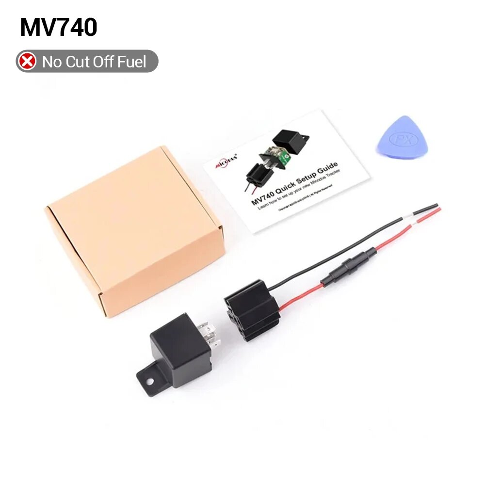 GPS-трекер для мотоцикла и автомобиля MV740, 9-90 в, MV740 No Sim Card