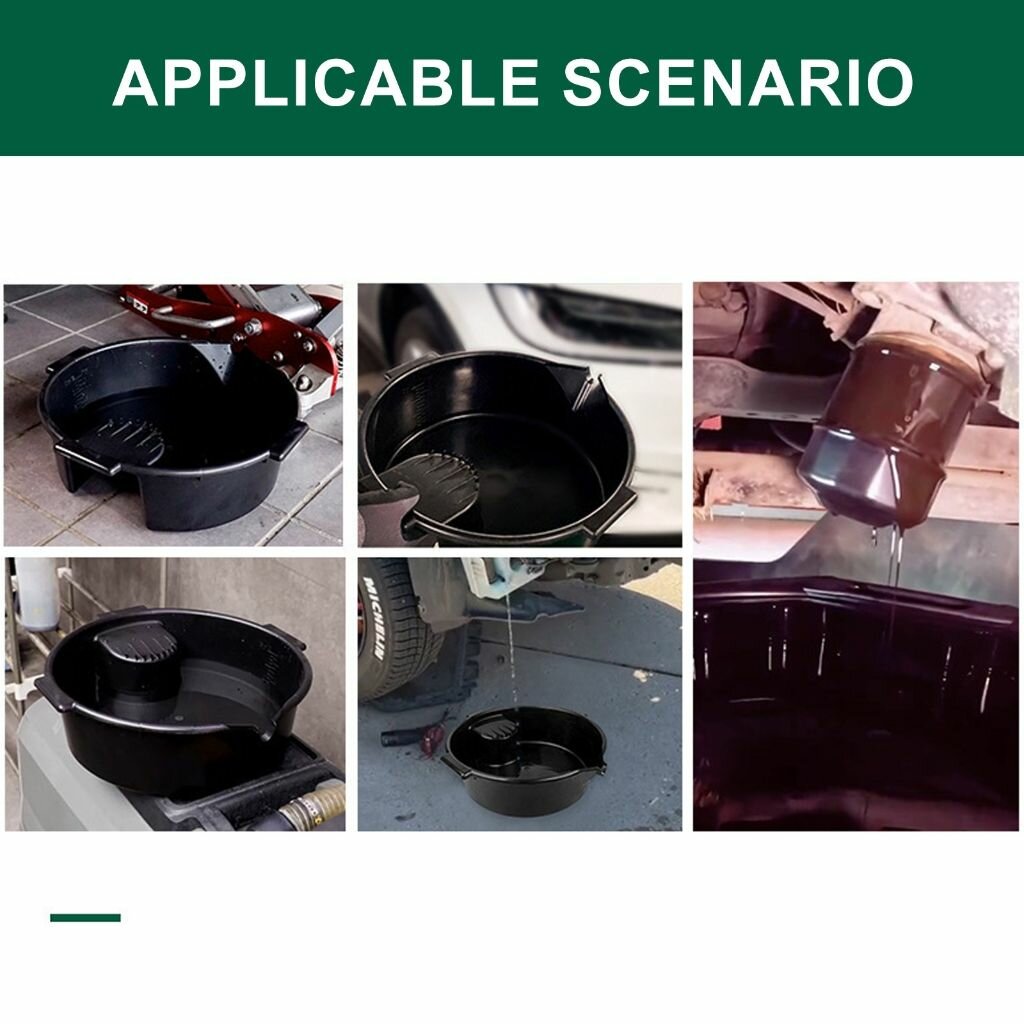 Контейнер для замены масла с ручкой и весами, поддон для капель