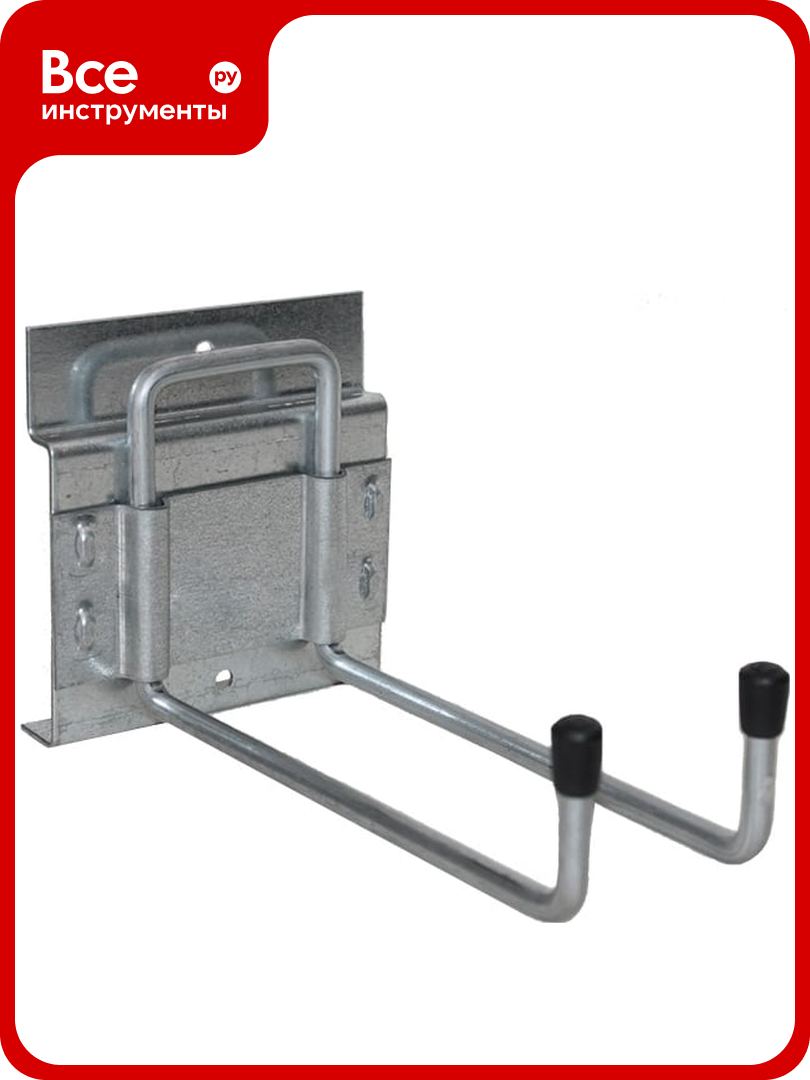 Двойной прямой крюк LUCKY Guy L=150мм, 680 02 Т05-01 0LG, для организации системы хранения в гаражах