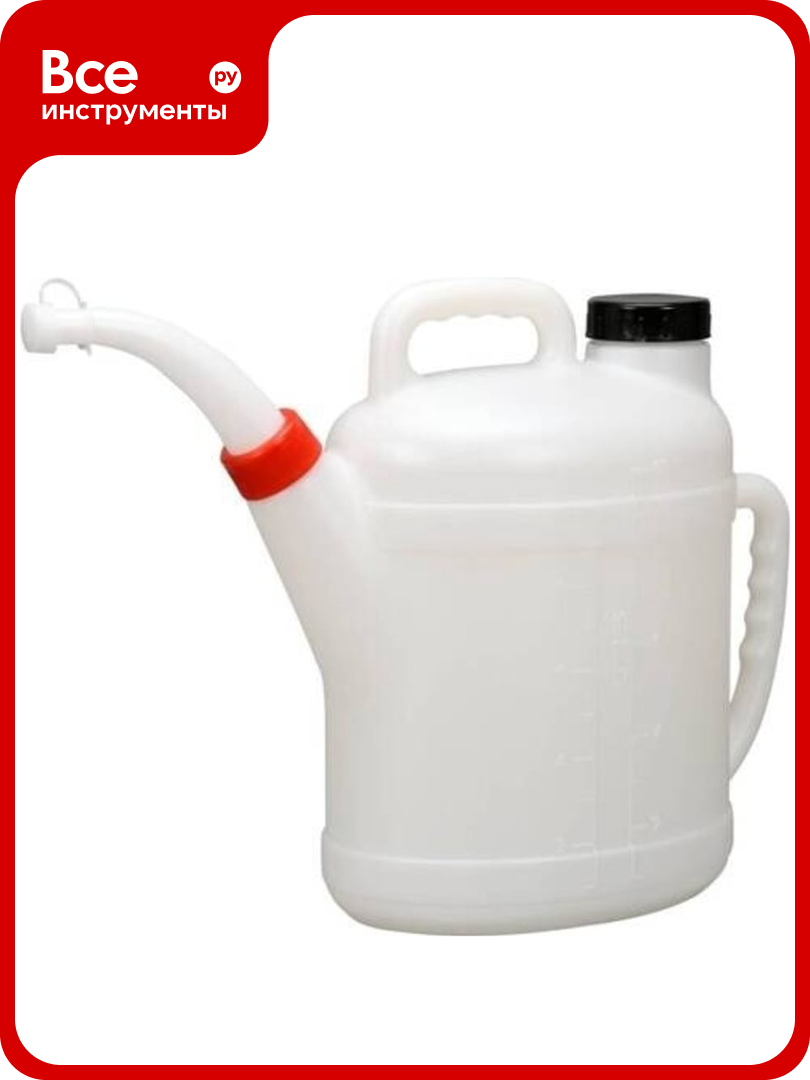 Лейка для СТО 10 л пластиковая с крышкой YATO YT-06987 371406987 092 1, с крышкой YATO YT-06987 изготовлена