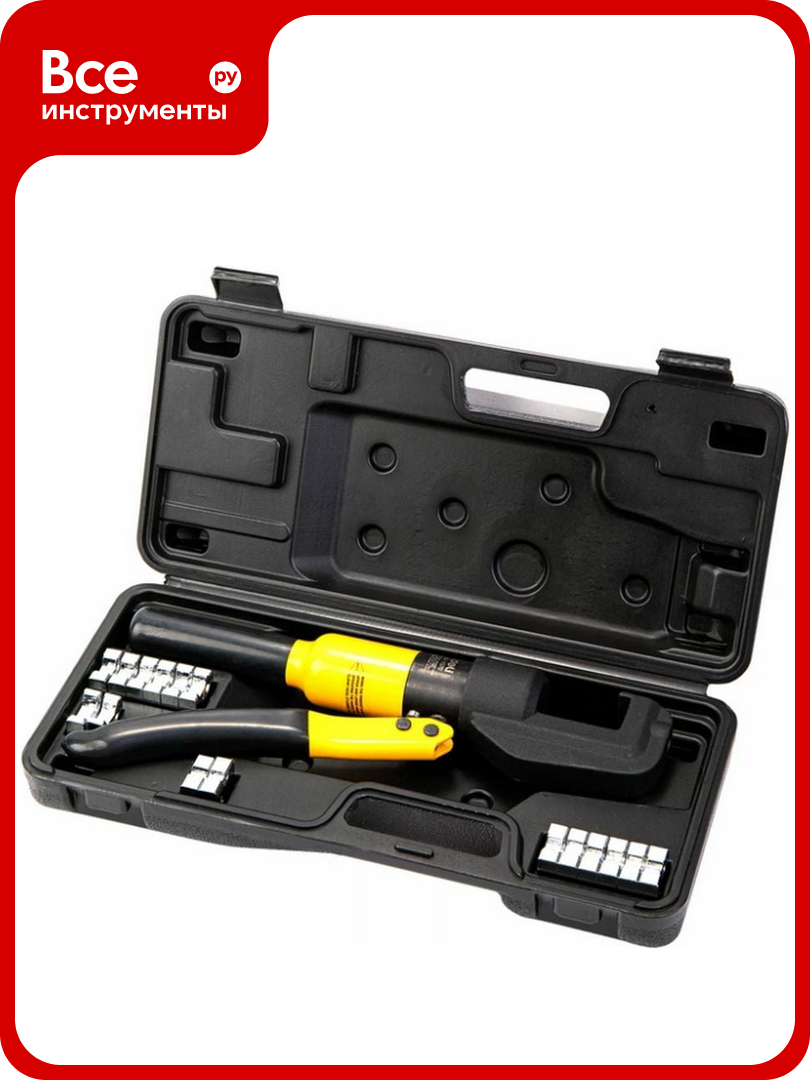 Гидравлический кримпер DELI dl-yq70 104587, с проводами, для прокладки силового кабеля