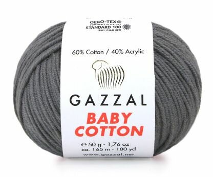 Пряжа Беби коттон - Baby cotton Gazzal (10 шт)