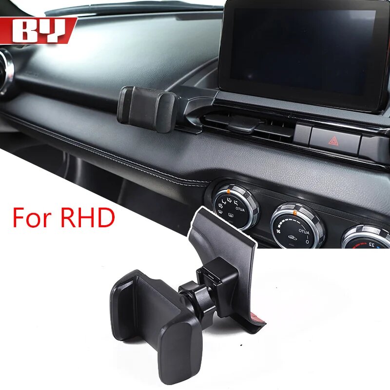Держатель телефона в авто Mazda MX5 MX-5 ND 2016-2024, RHD, Style A 2
