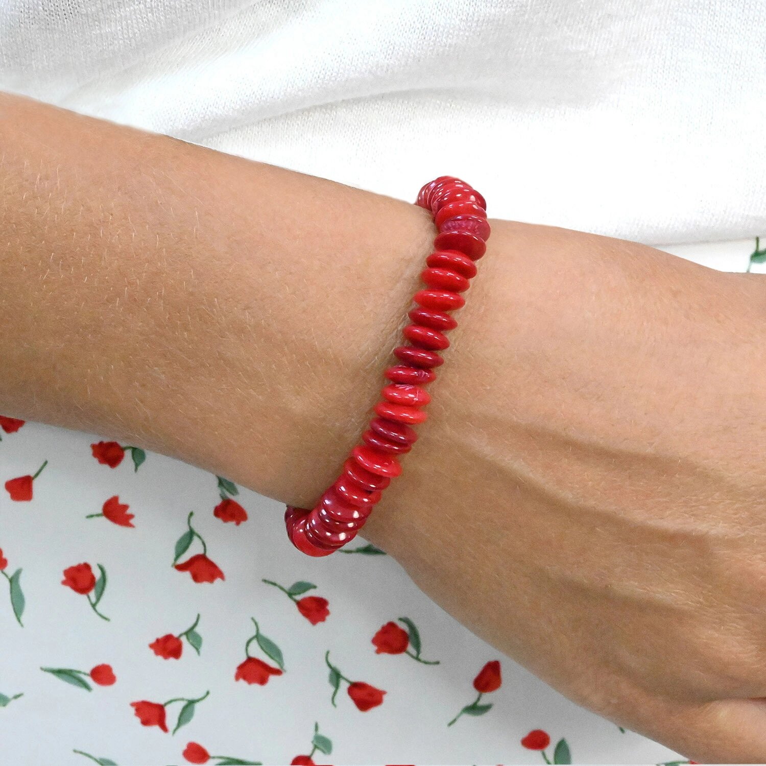 Браслет, коралл