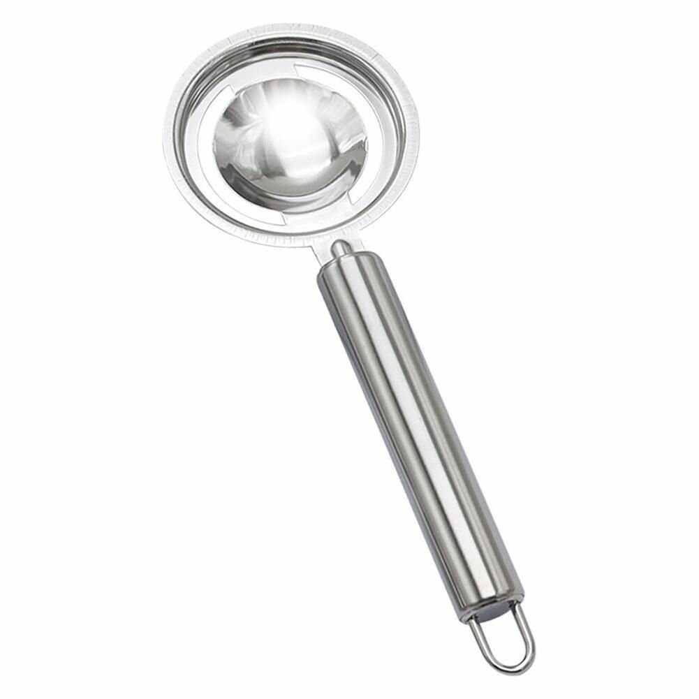 Сепаратор для яичных белков и желтков, нержавеющая сталь, компактный дизайн, кухонный гаджет