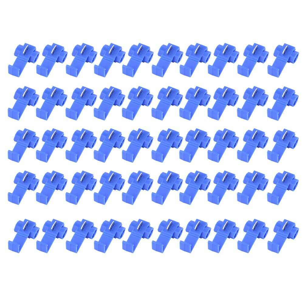 50 шт. быстроразъемных обжимных клемм для электрических кабелей, предназначенных для проводов сечением 18-14 AWG.