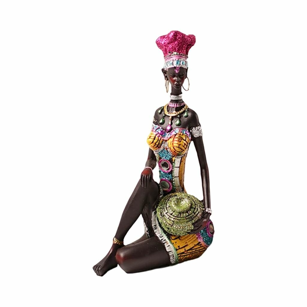 Африканская статуэтка из смолы