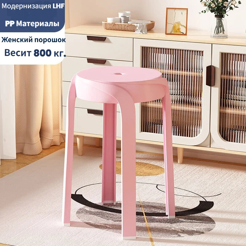 Пластиковые стулья в стиле "сливочное" для стола: усиленные, ветряные, высокие, современные, для дома