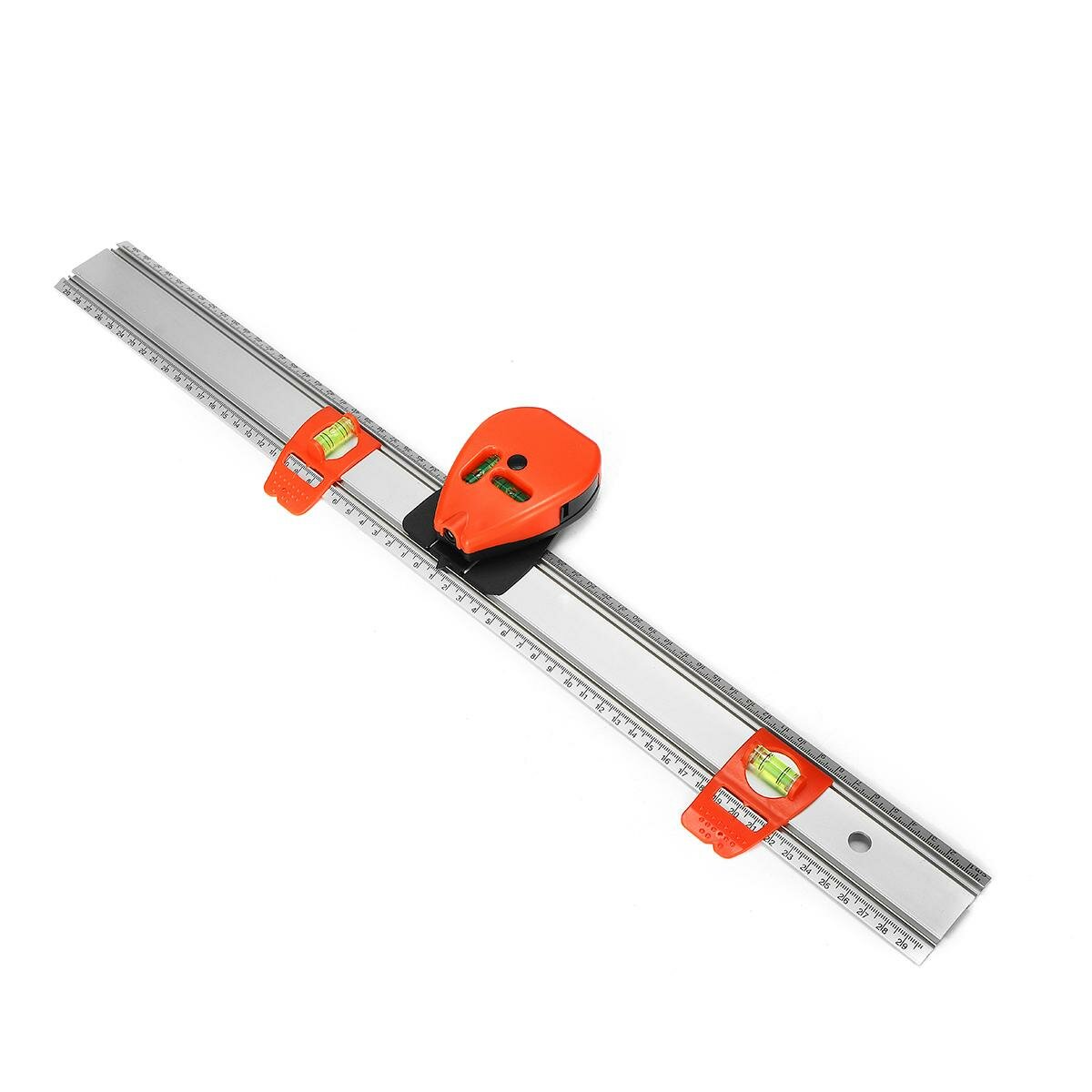 Лазерный уровень линейка алюминиевый сплав 300 мм лазерный уровень измерительный инструмент магнитная линейка