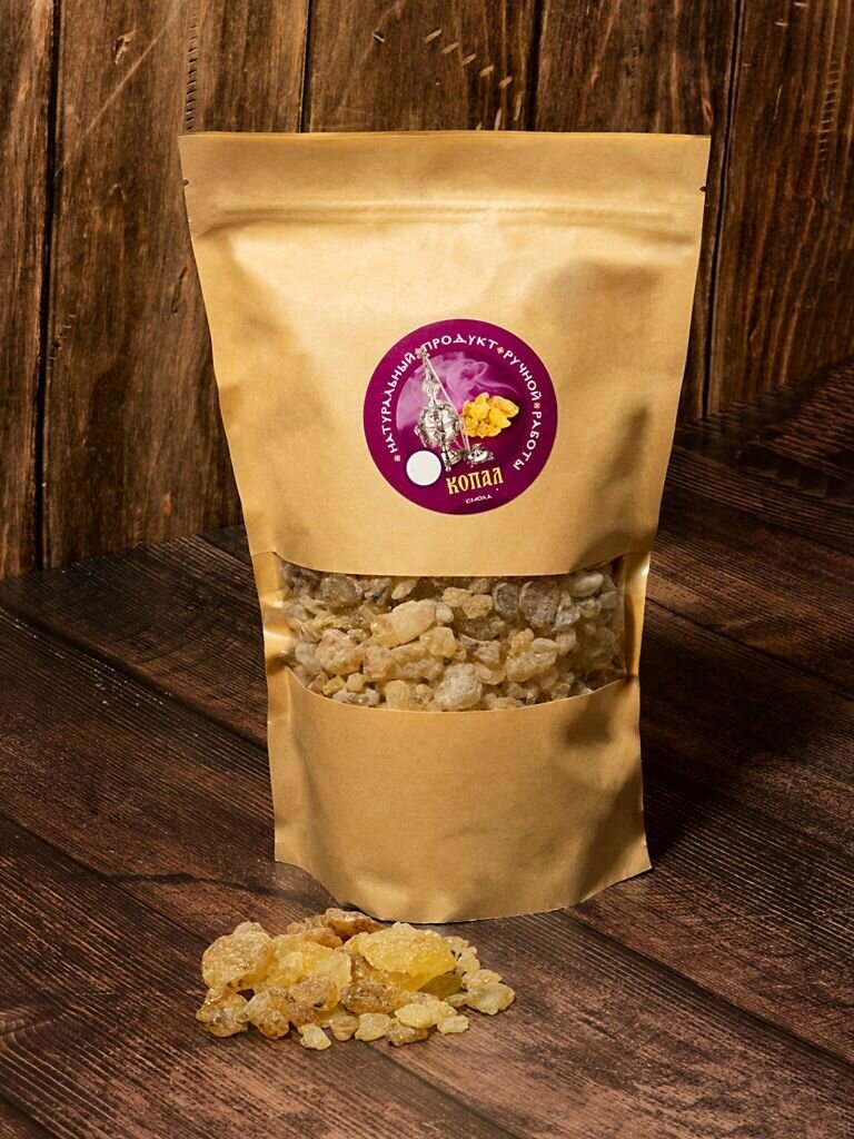 Смола Копал, Ладан натуральный, отборный, фасовка - 500 г.