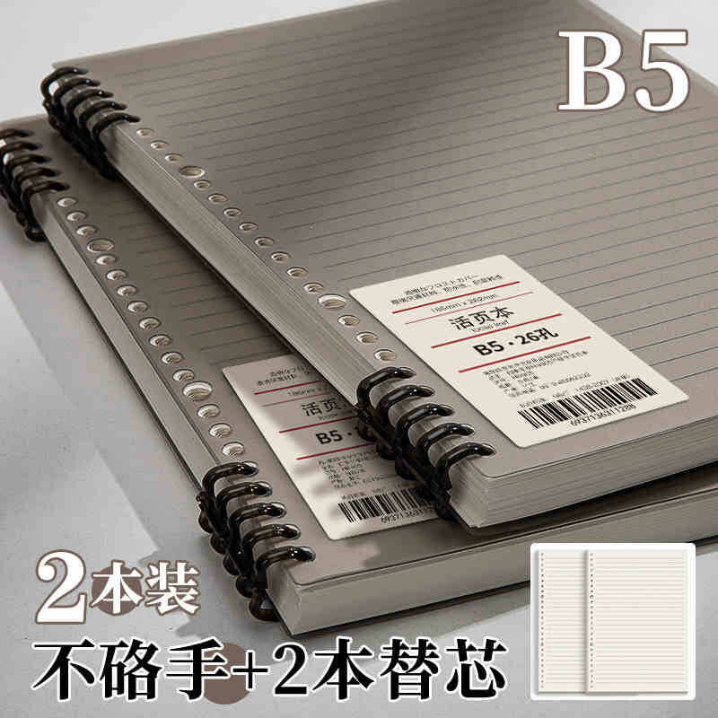Блокнот Four Seasons Nian Hua, прозрачный, черный, а4