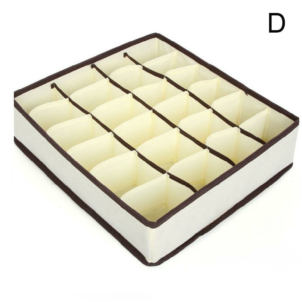 Органайзер для нижнего белья, Кофр для хранения вещей, Разделители ящиков гардероба 4 размеров для носков, бюстгальтеров, нижнего белья