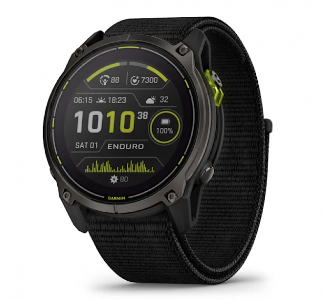 Умные часы Garmin Enduro 3, силикон, металл, сенсорные, круглые