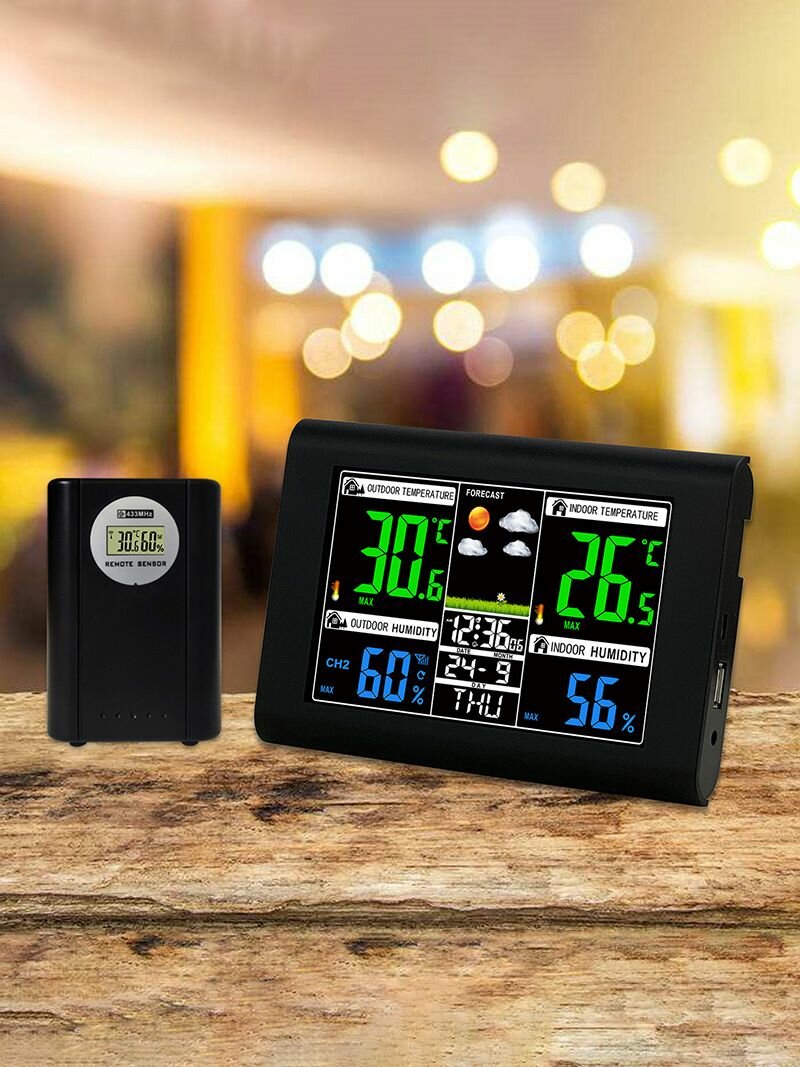 Метеостанция Домашняя С Выносным Датчиком