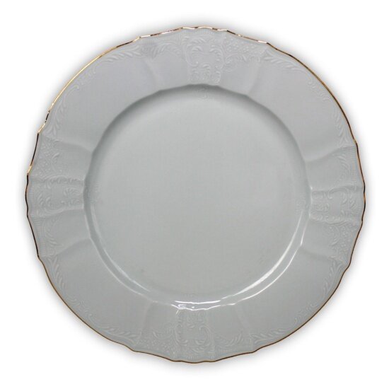 Тарелка Bernadotte декор "Отводка золото", 27 см. (БЕР0312)